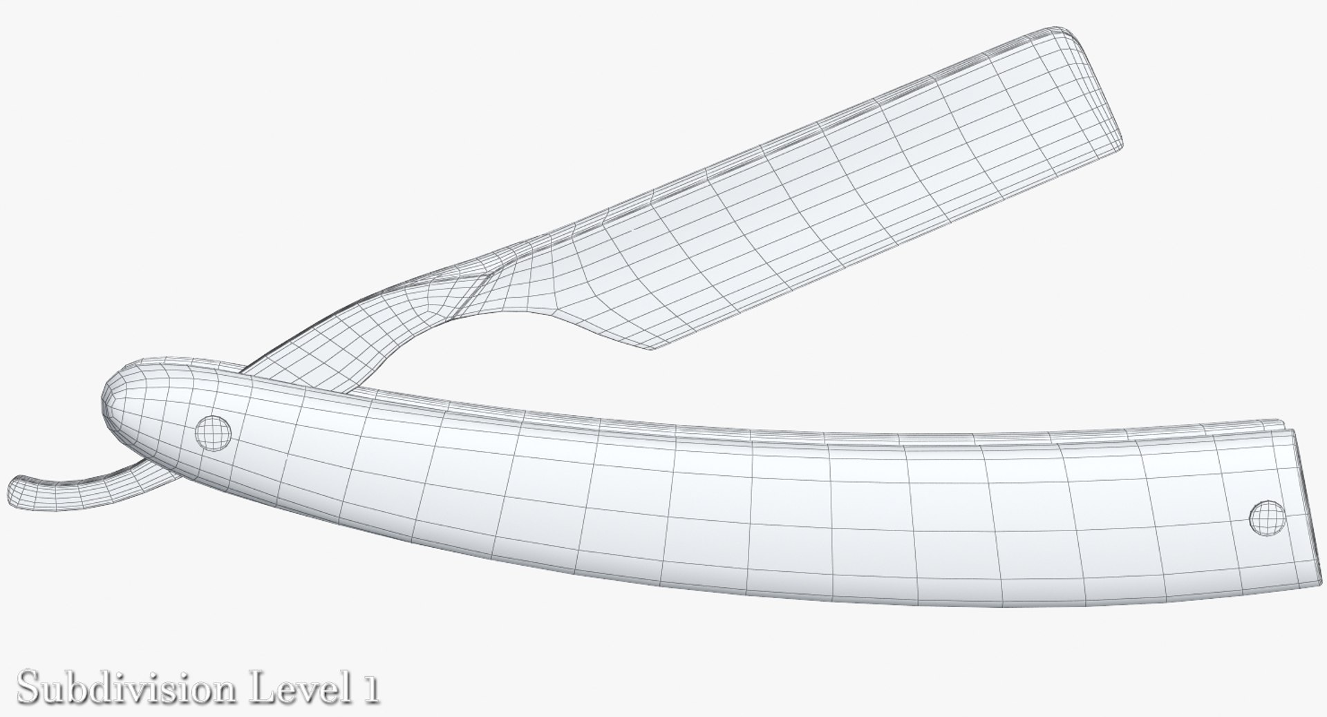 Straight Razor 3d Max