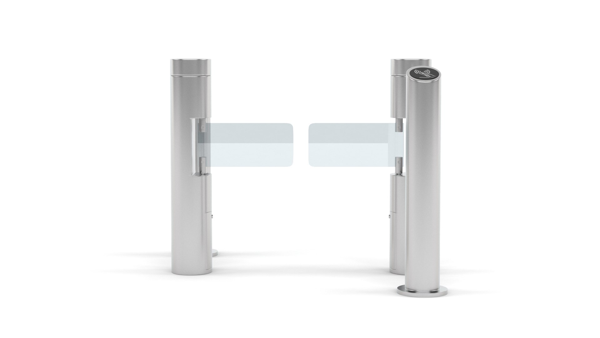 Turnstile Gate 3D Model - TurboSquid 2343912
