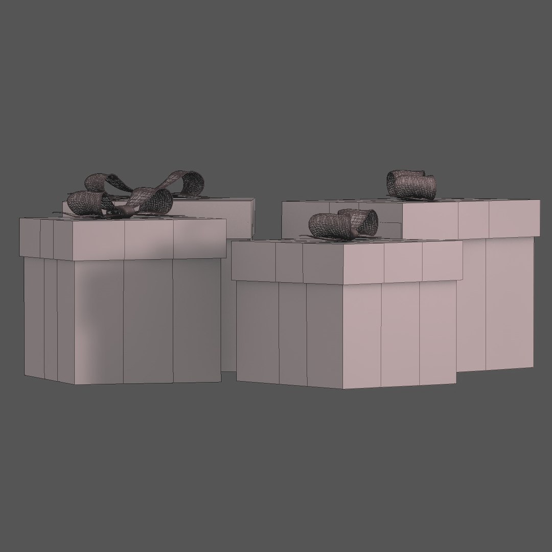 3d model gift packages