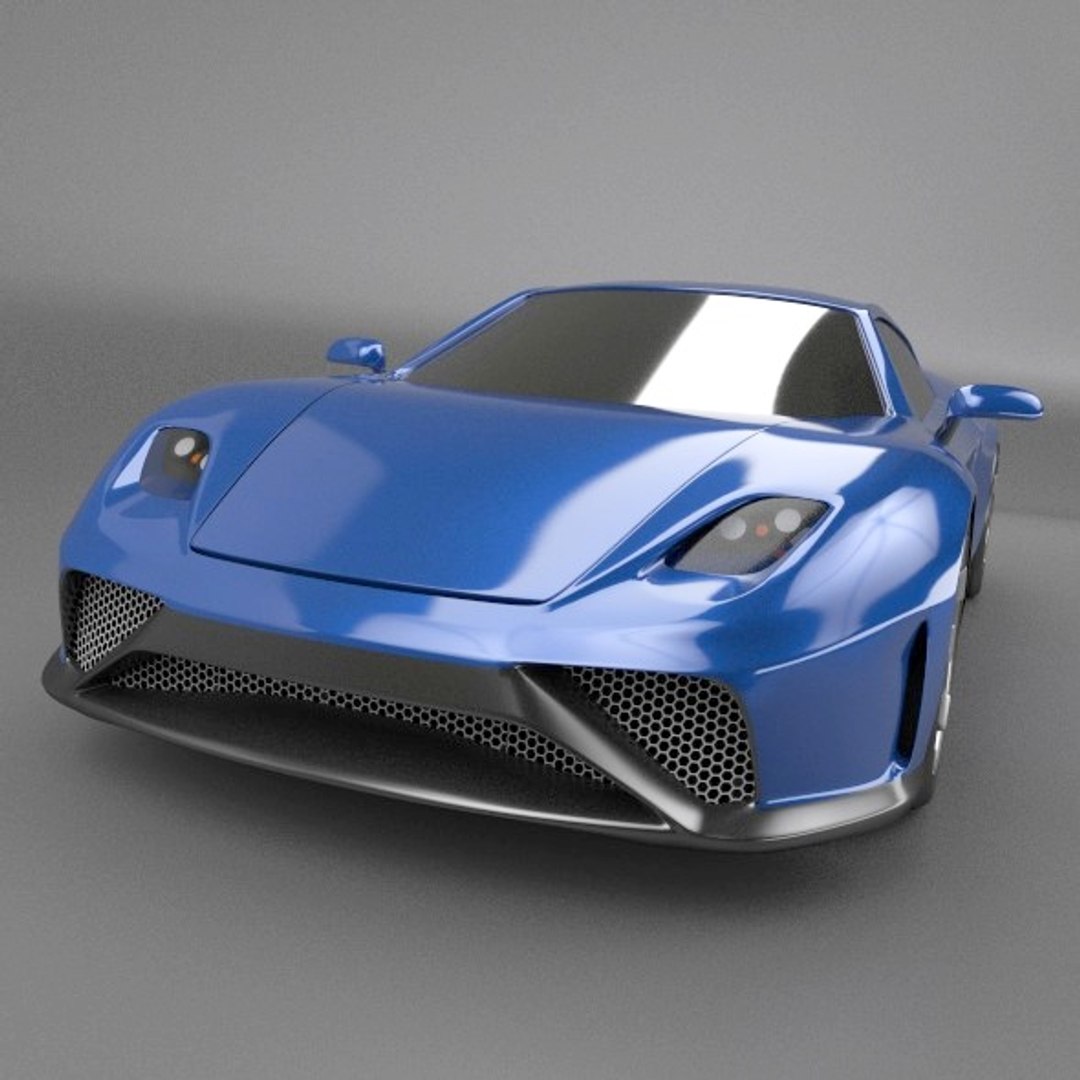 Concept Designed Cars 3ds