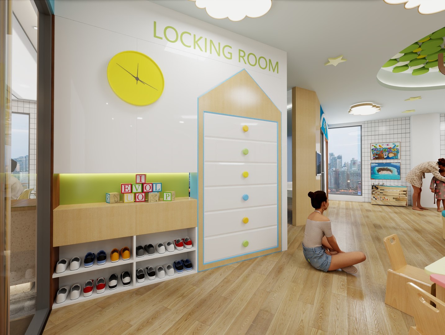 3D Child Care Center - And Indoor Play Areas Model - TurboSquid 2243919