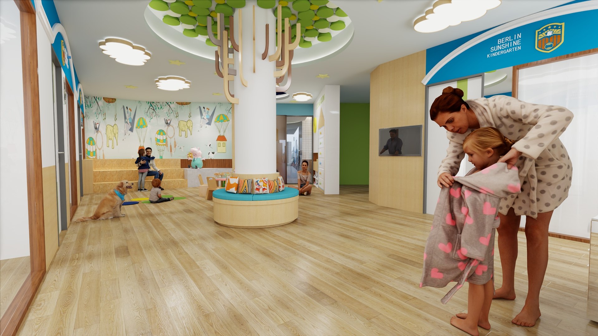 3D Child Care Center - And Indoor Play Areas Model - TurboSquid 2243919