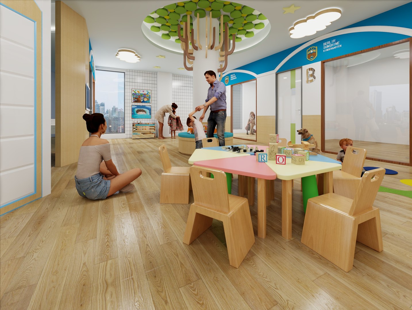 3D Child Care Center - And Indoor Play Areas Model - TurboSquid 2243919