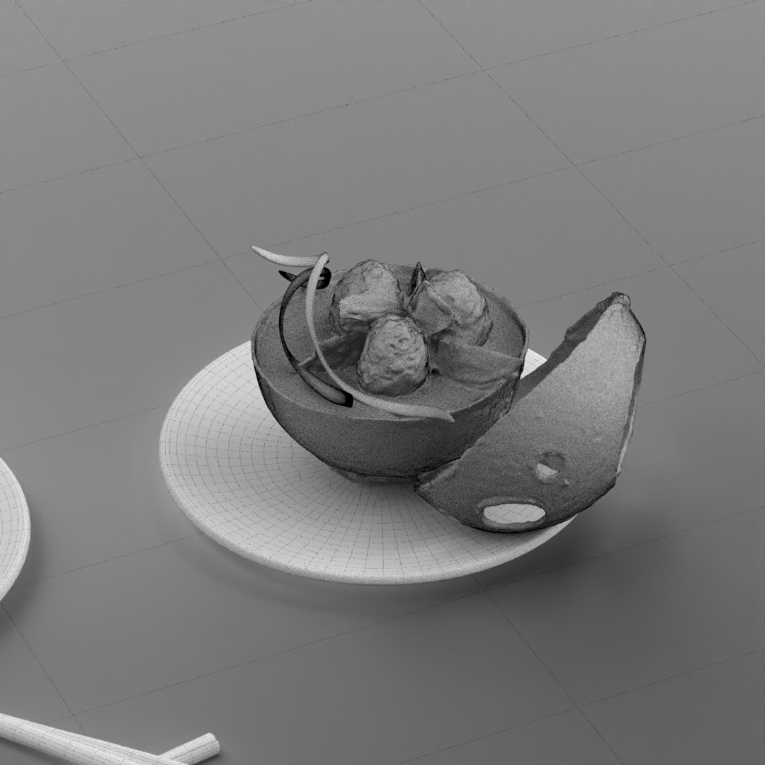 3D scanned food - TurboSquid 1627683