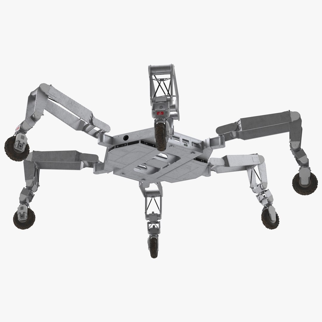 All-terrain hex-limbed extra-terrestrial explorer 3D model - TurboSquid ...