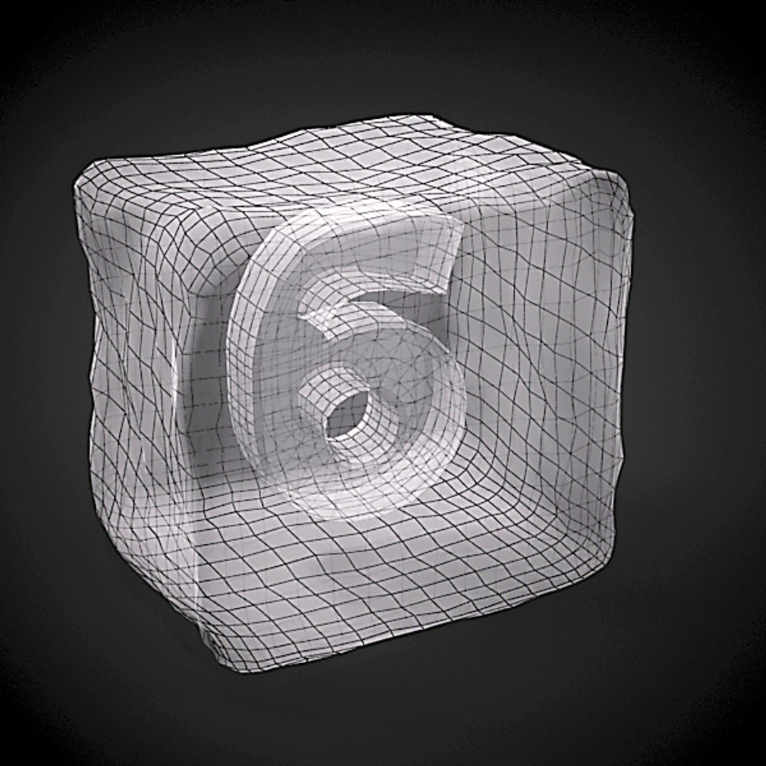 ice cubes 3d model