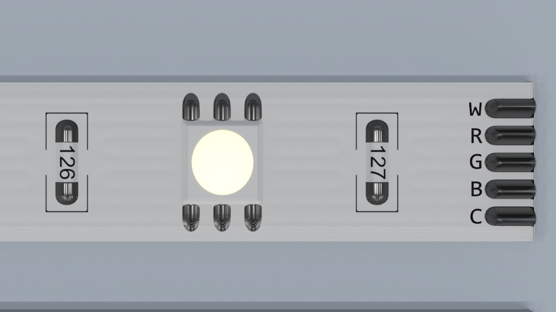 Strip LED 3D Model - TurboSquid 2054316
