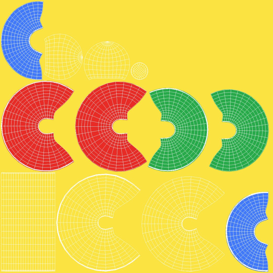 3D Model Childrens Toy Pyramid Disassembled - TurboSquid 2019686