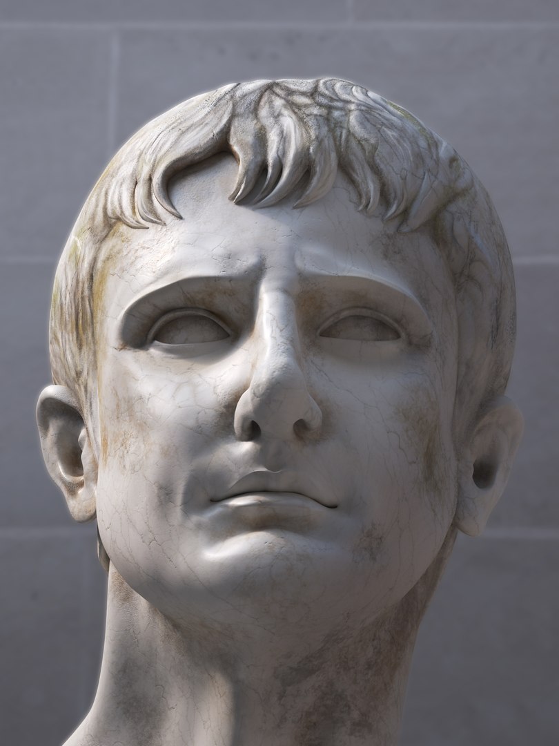 3d Model Bust Augustus Octavian