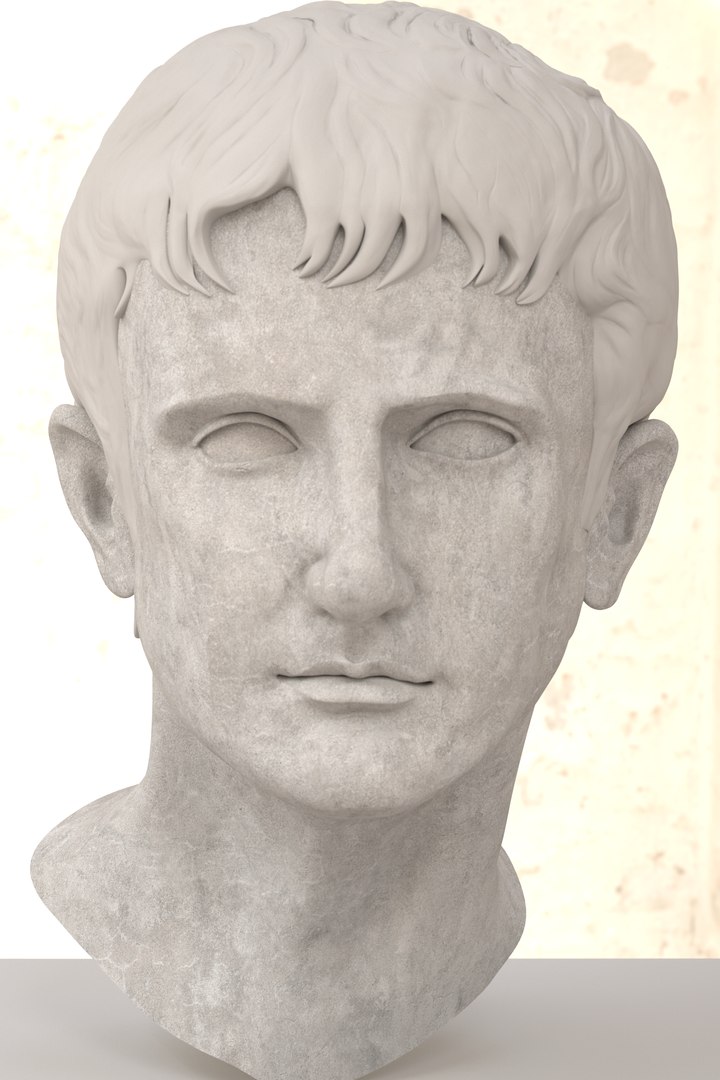 3d Model Bust Augustus Octavian