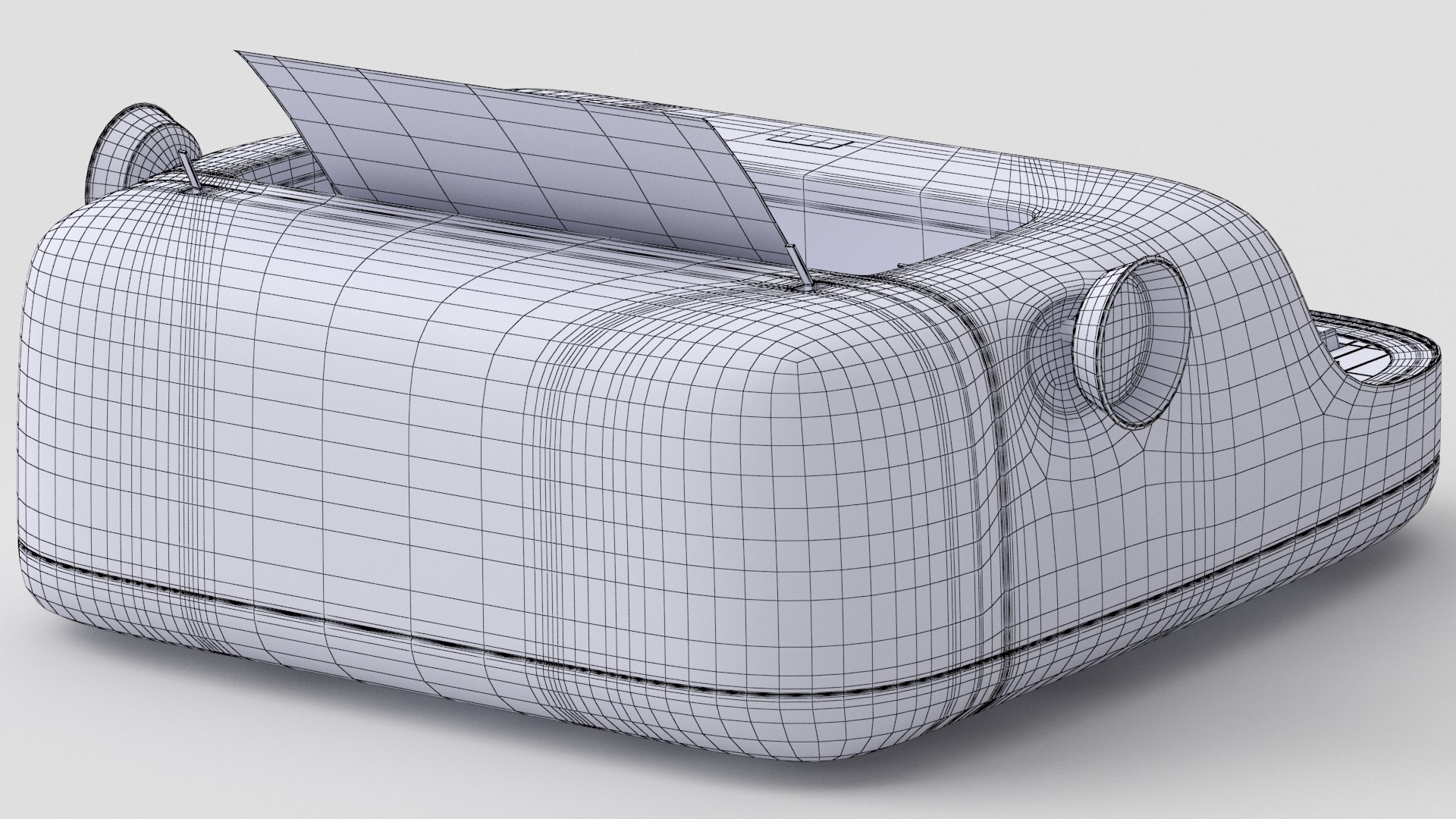 Vintage Typewriter 03 3D model - TurboSquid 2012387