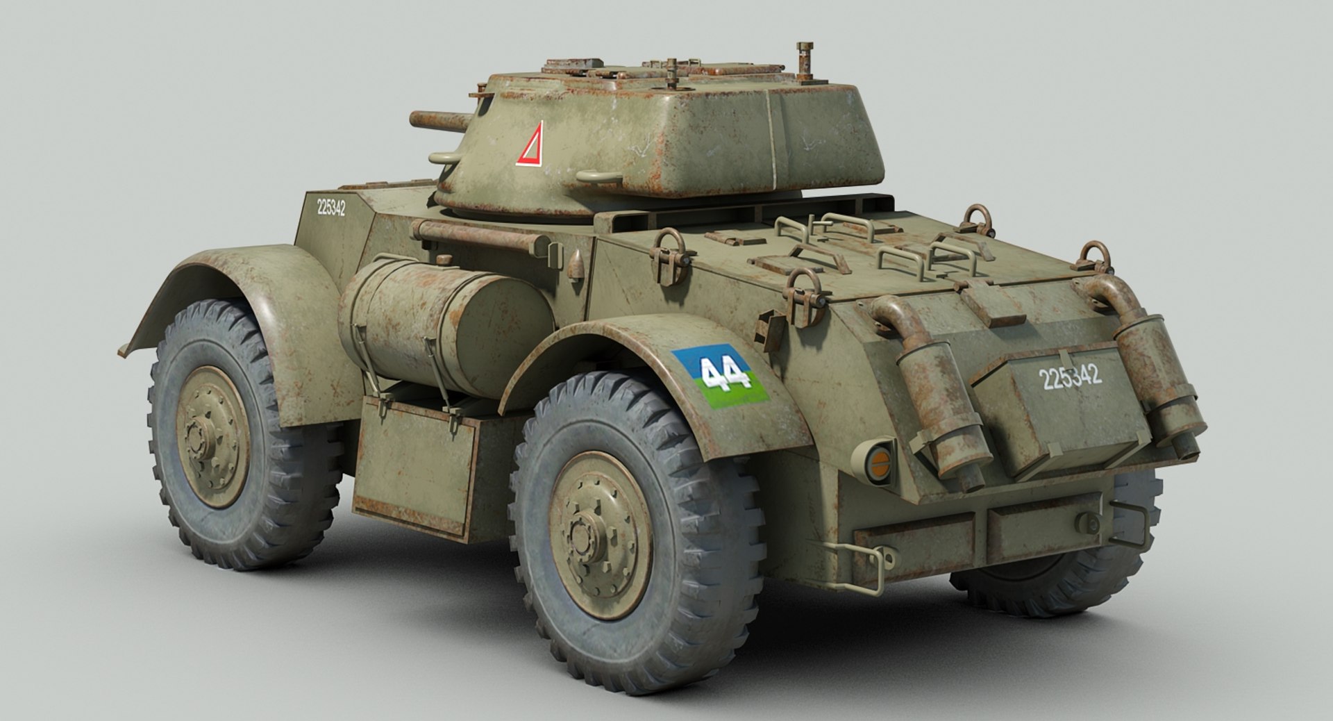 T17 E Staghound Armored 3d Max