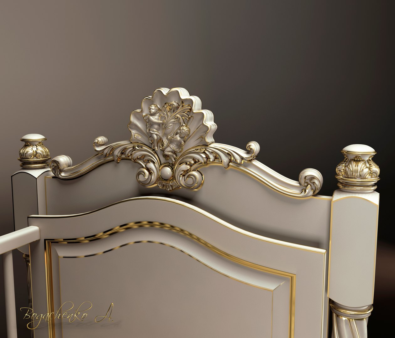3D Baby Cot Model - TurboSquid 1716181