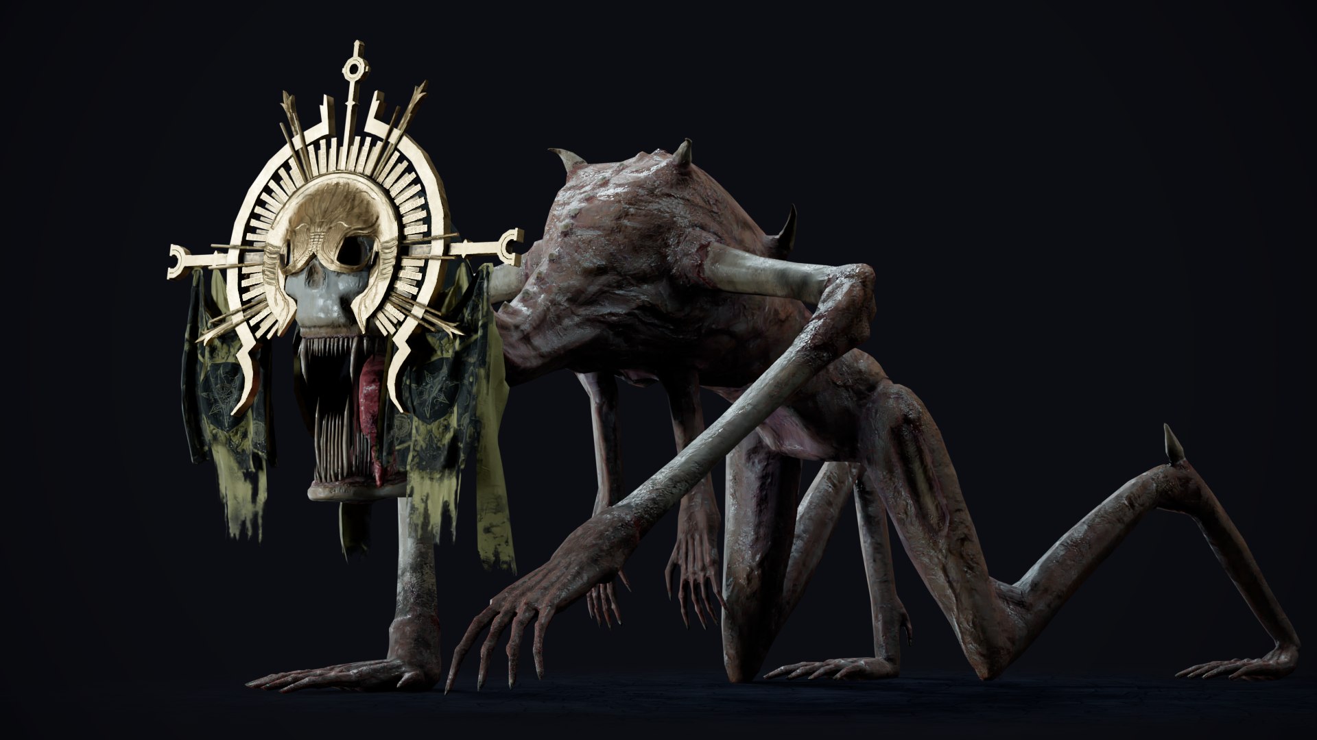 3D Religious Cultist Undead Monster Collection - TurboSquid 2376285