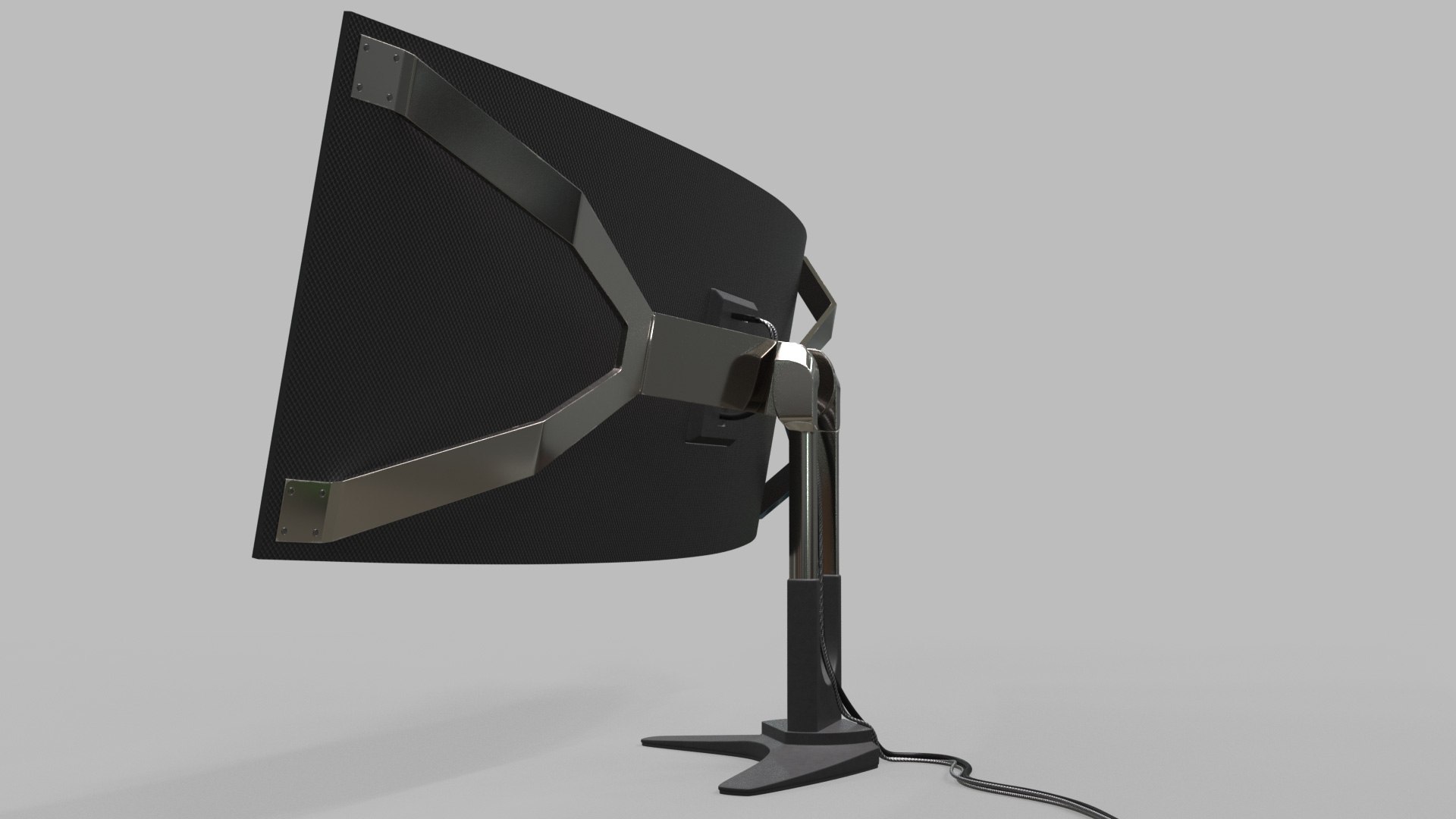 Ultrawide Curved Monitor Rigged 3D - TurboSquid 2176284