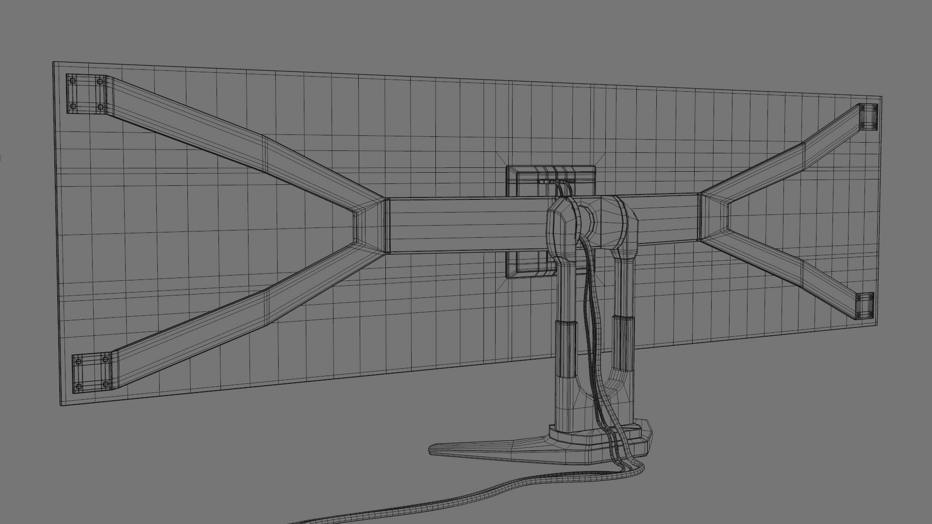 Ultrawide Curved Monitor Rigged 3D - TurboSquid 2176284