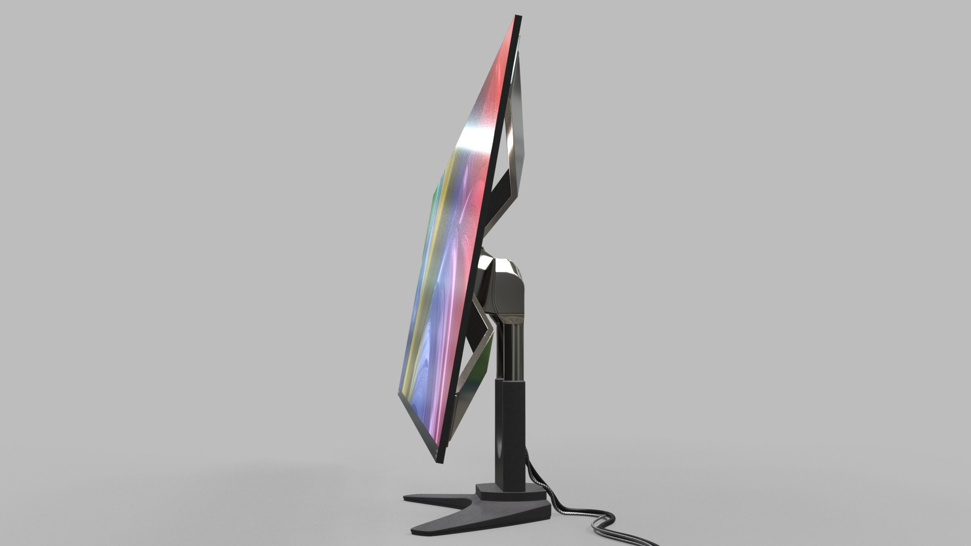Ultrawide Curved Monitor Rigged 3D - TurboSquid 2176284