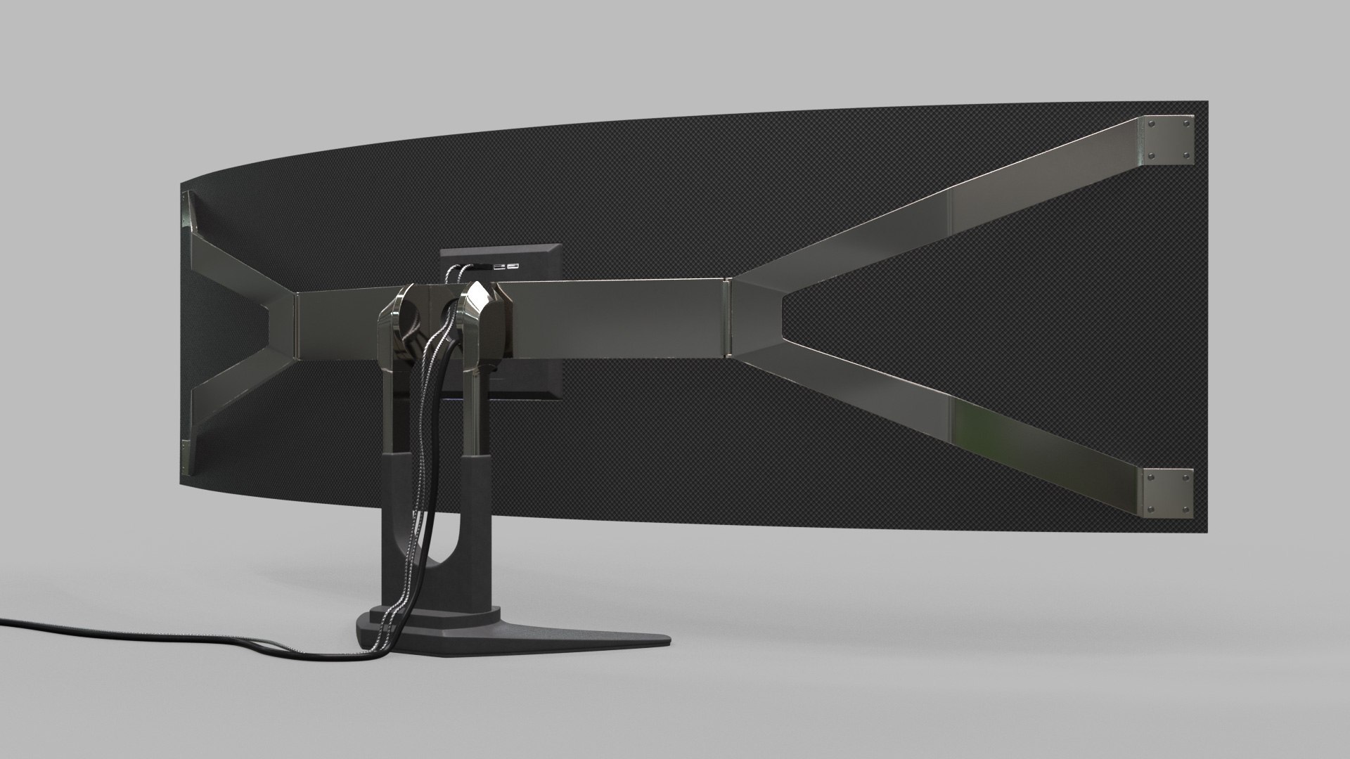 Ultrawide Curved Monitor Rigged 3D - TurboSquid 2176284