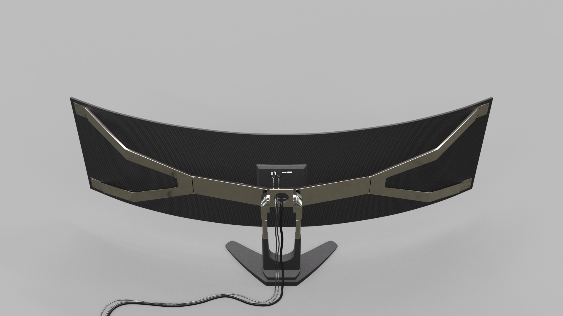 Ultrawide Curved Monitor Rigged 3D - TurboSquid 2176284