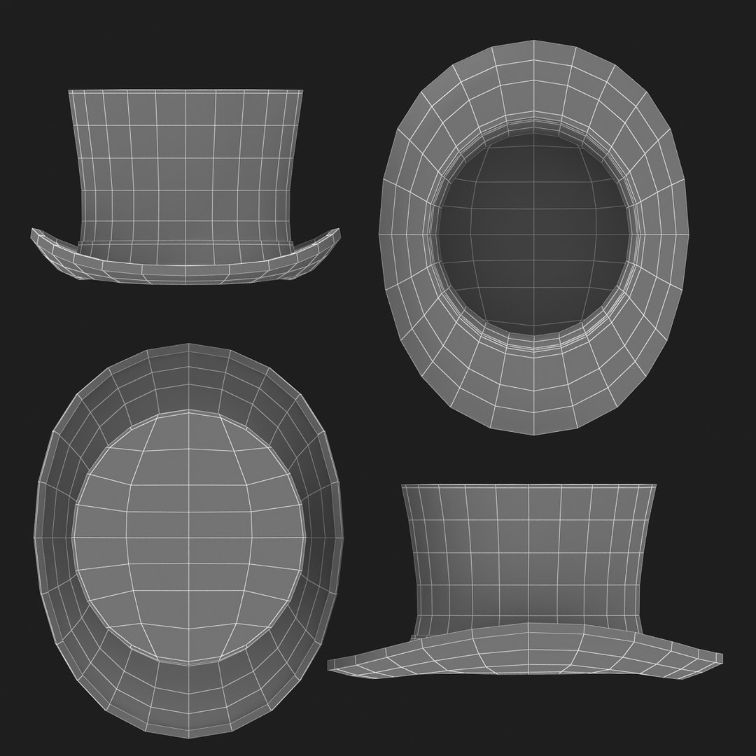 3d Model Hat Tophat