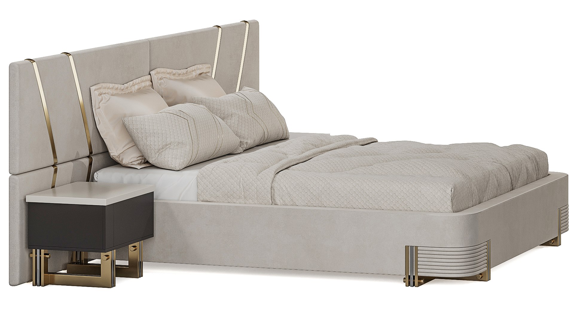 Bed Pierro by Zebrano Mobilya 3D model - TurboSquid 2178290