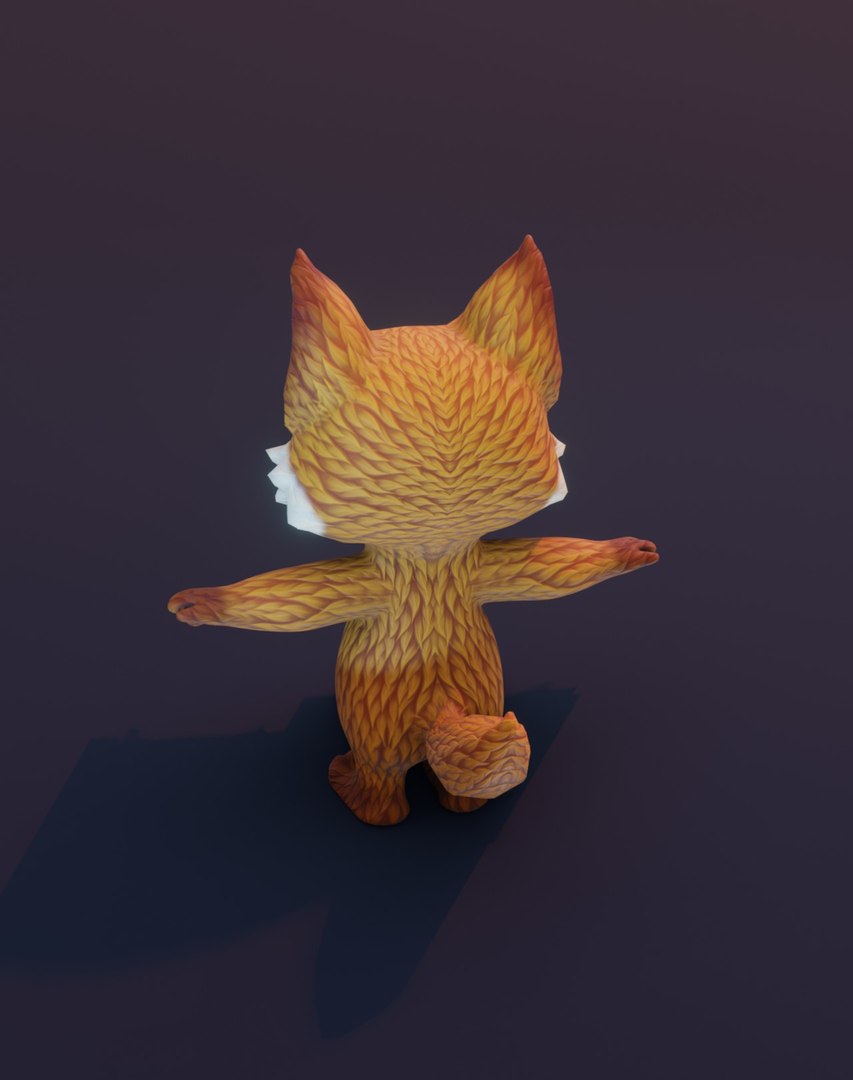 Cartoon Fox Animated 3D Model Model - TurboSquid 1841843