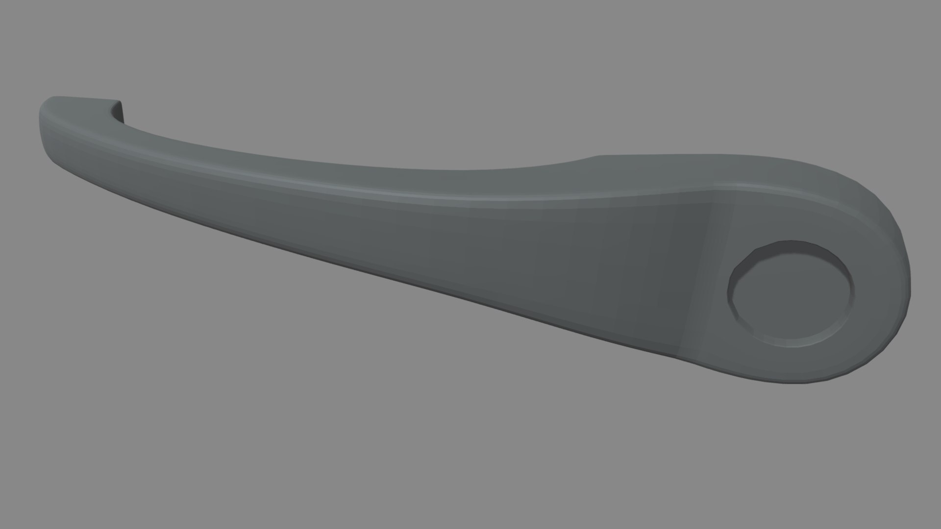 Car Door Handle 02 3D Model - TurboSquid 2031807