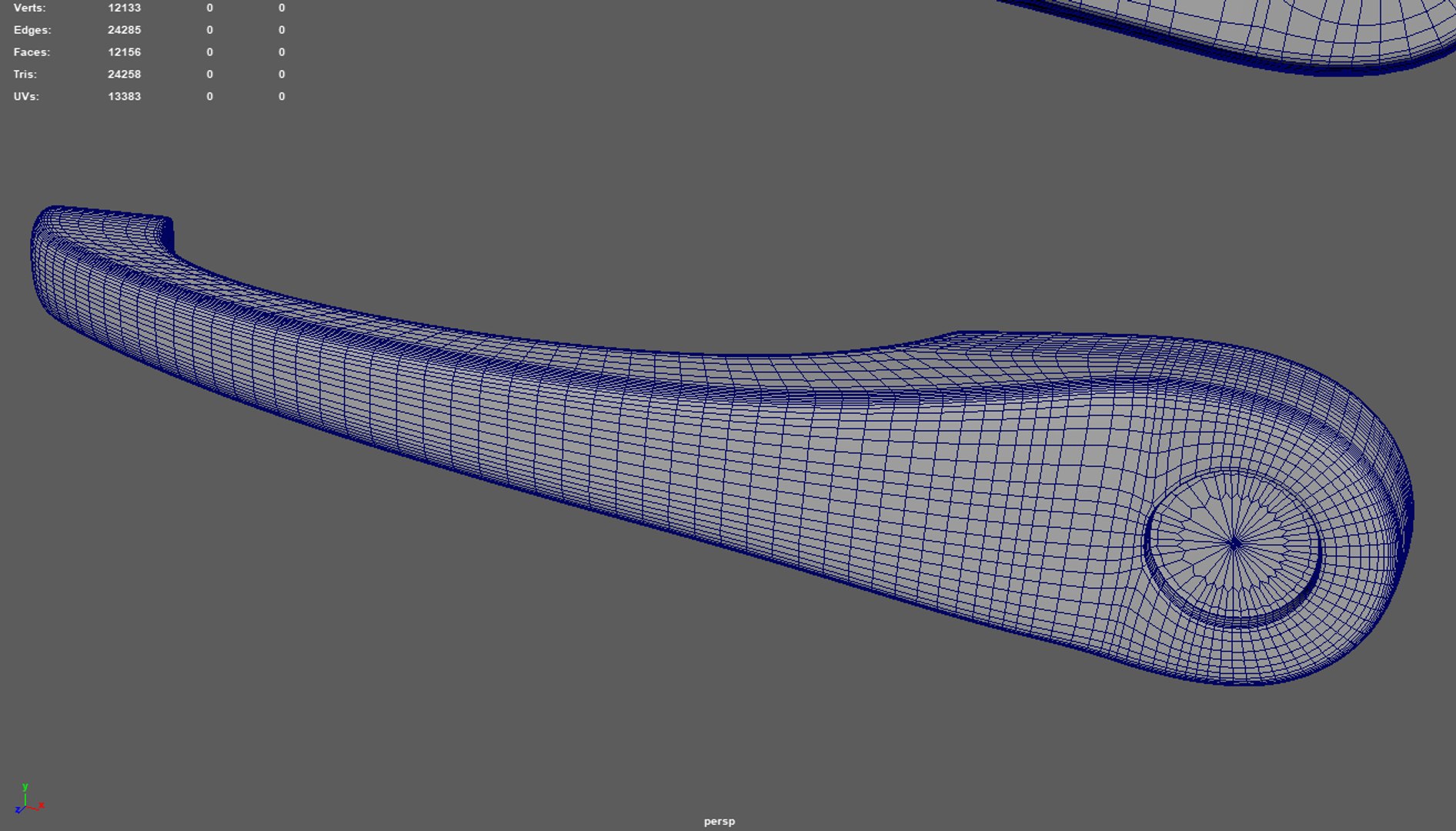 Car Door Handle 02 3D Model - TurboSquid 2031807