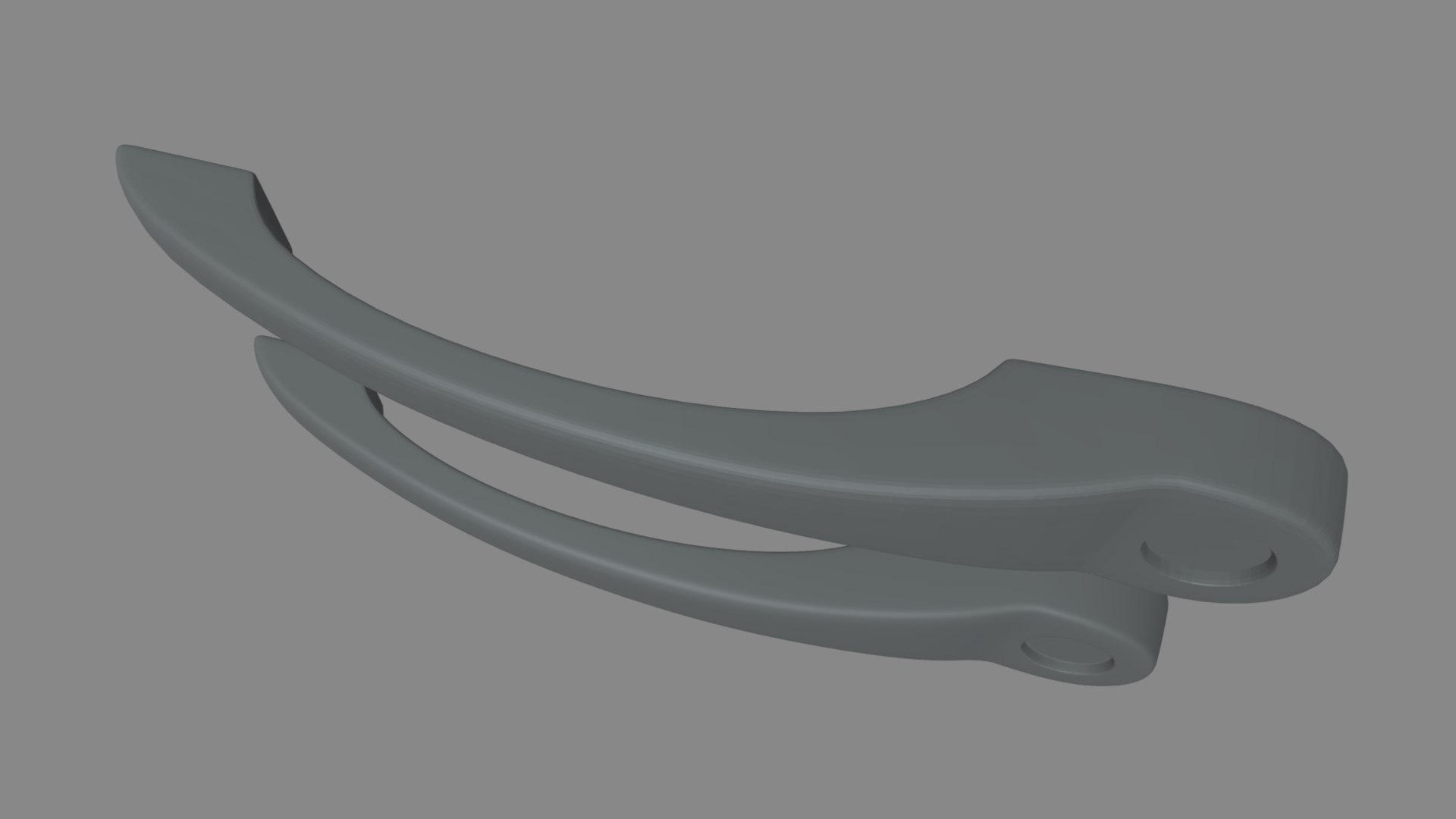 Car Door Handle 02 3D Model - TurboSquid 2031807