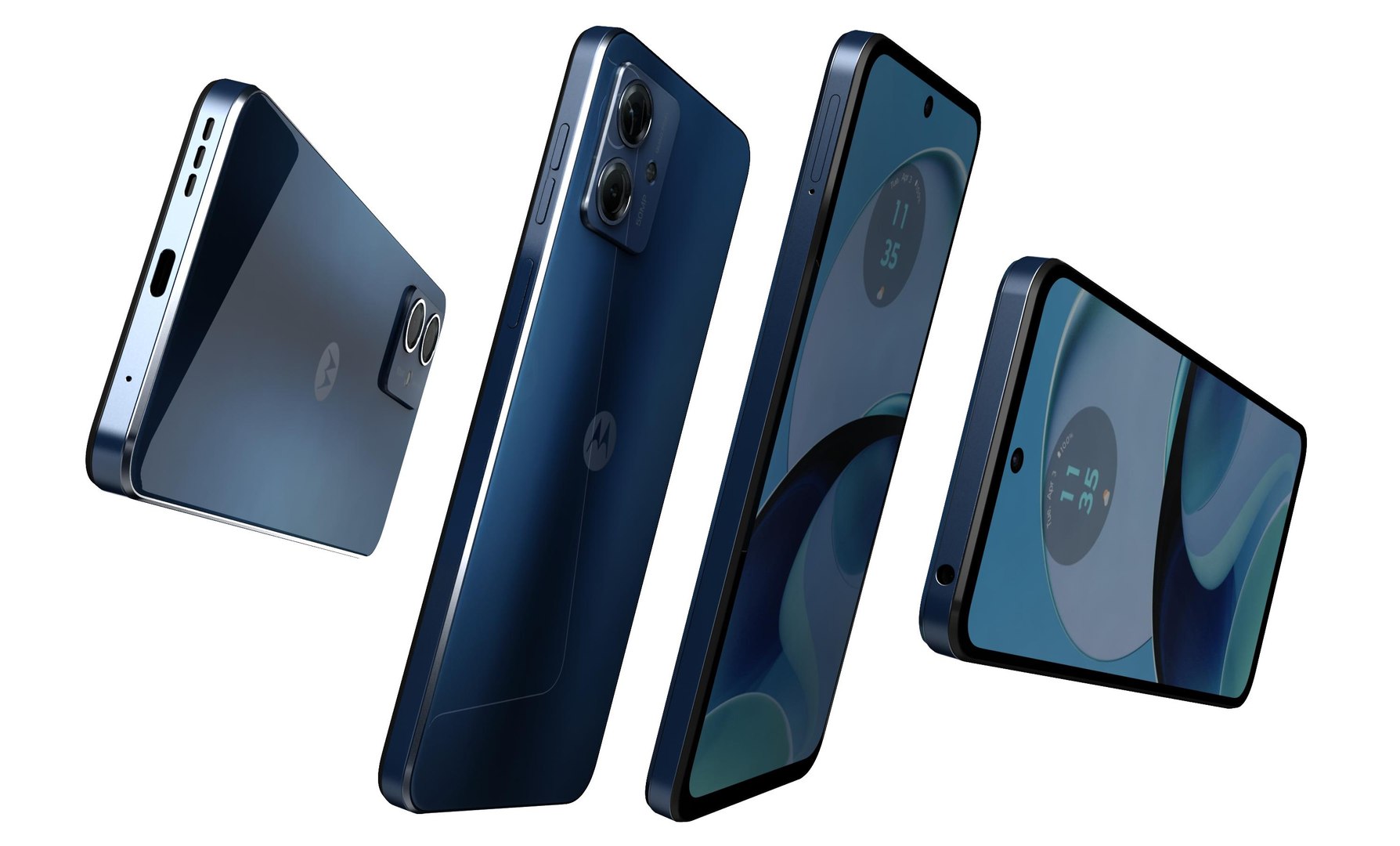 3D Motorola Moto G14 Blue - TurboSquid 2118258