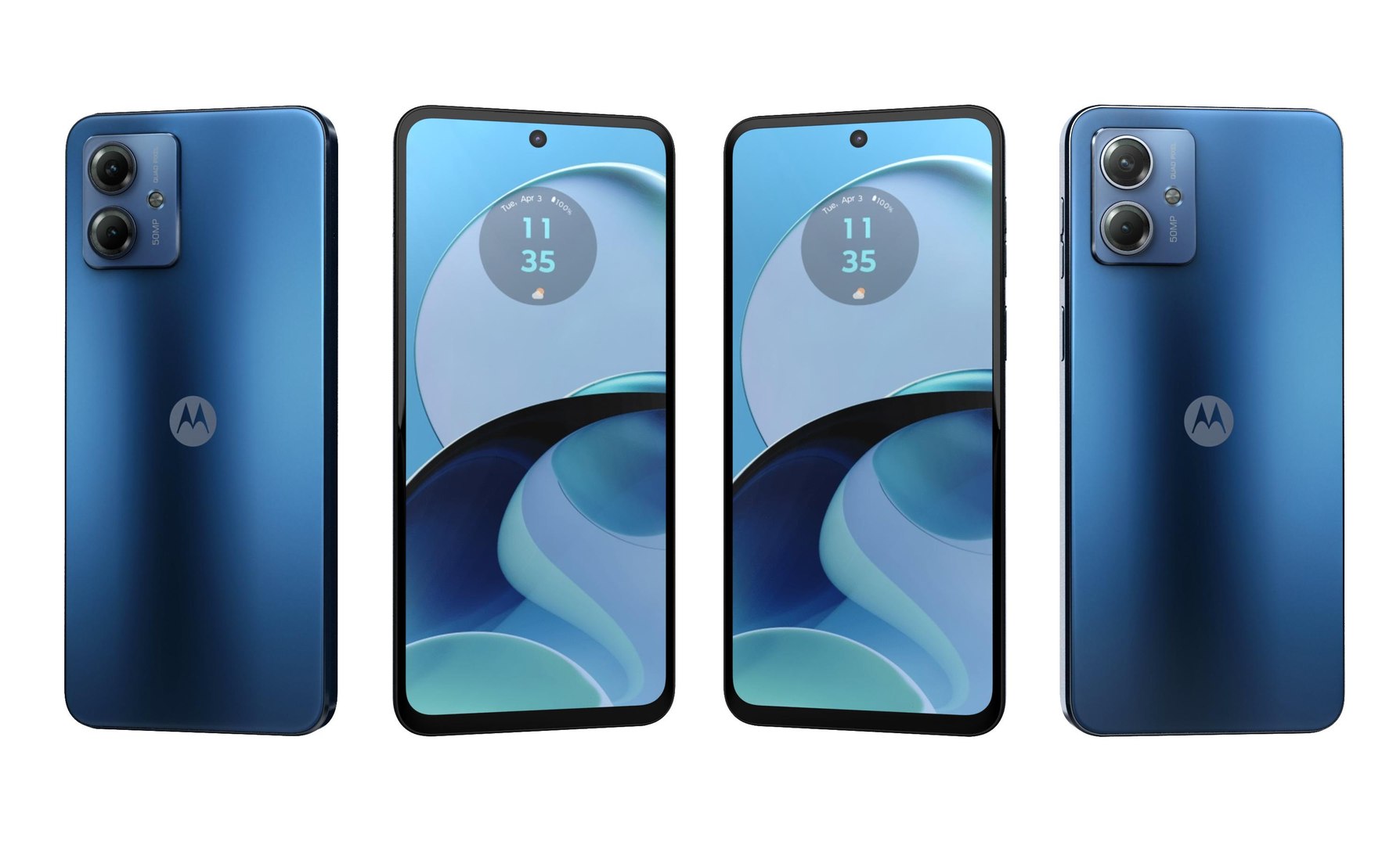 3D Motorola Moto G14 Blue - TurboSquid 2118258