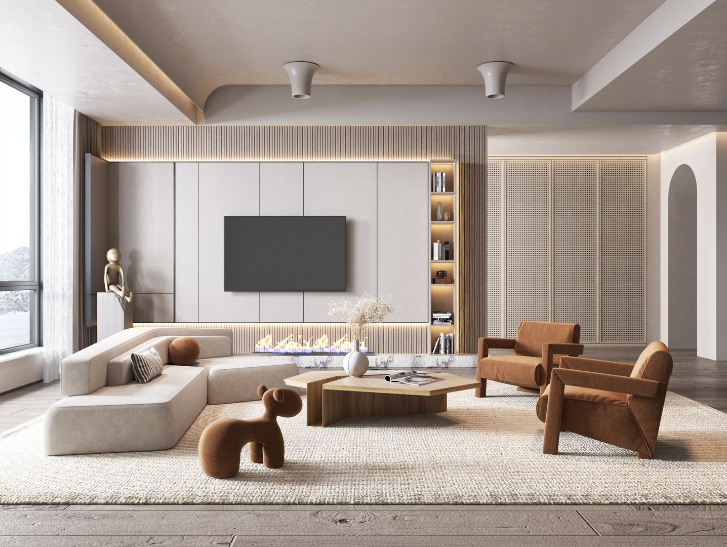 3D Quiet Wind Living Room Model model - TurboSquid 2057917