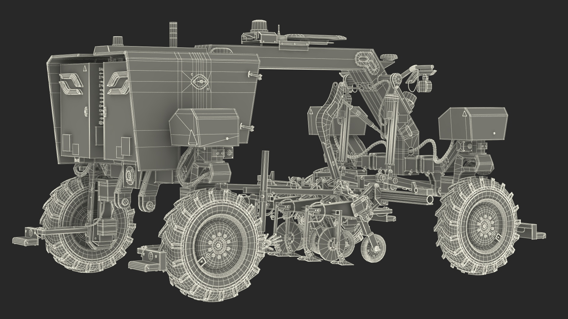 Autonomous Agricultural Robot 3D Model - TurboSquid 2177862