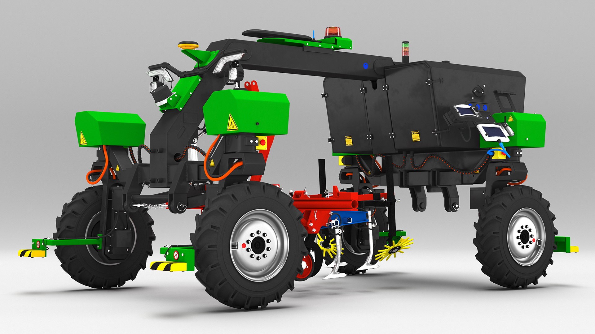 Autonomous Agricultural Robot 3D Model - TurboSquid 2177862
