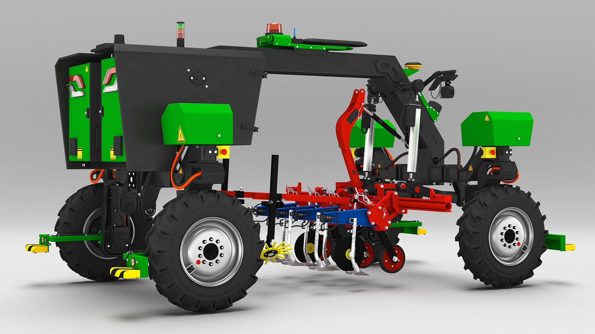 Autonomous Agricultural Robot 3D Model - TurboSquid 2177862