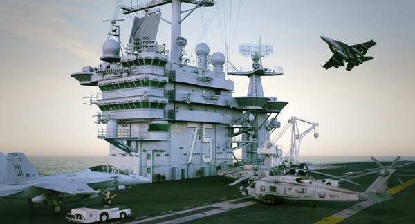 3D CVN-75 Models | TurboSquid