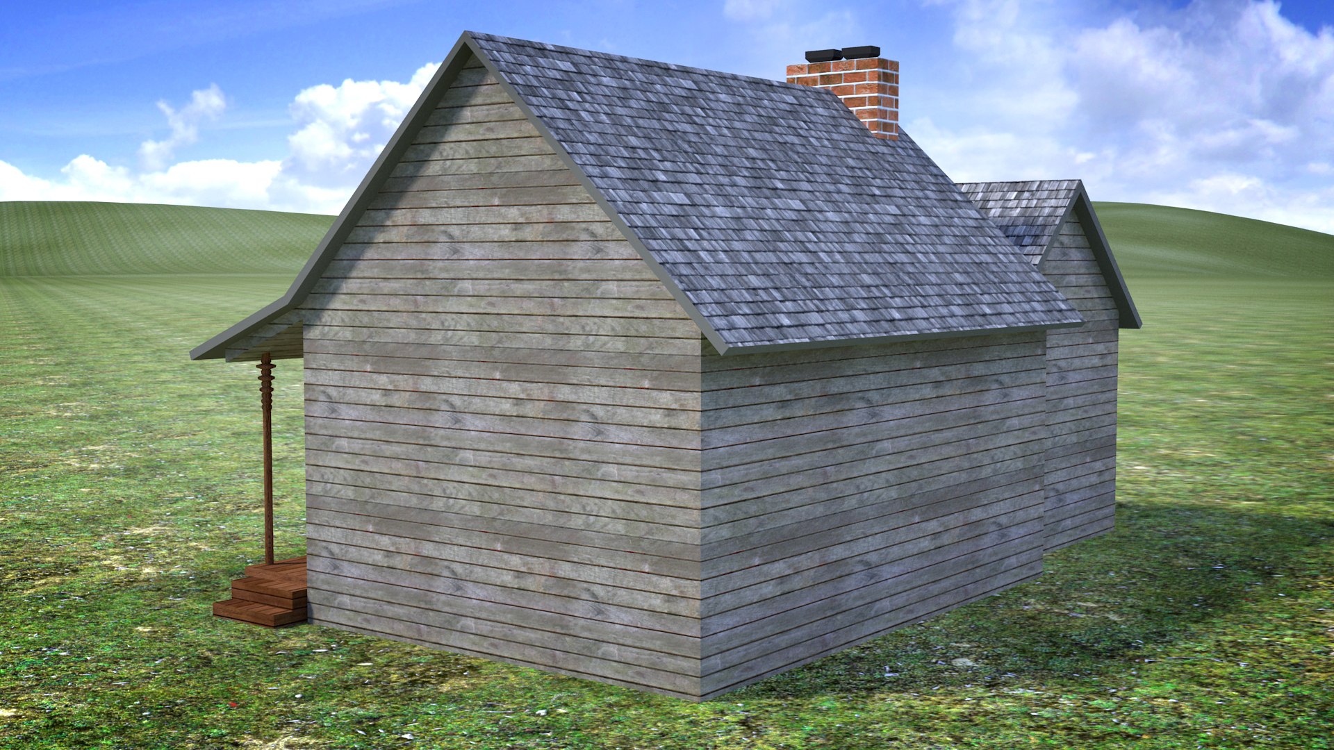 Simple house 3D model - TurboSquid 1624781