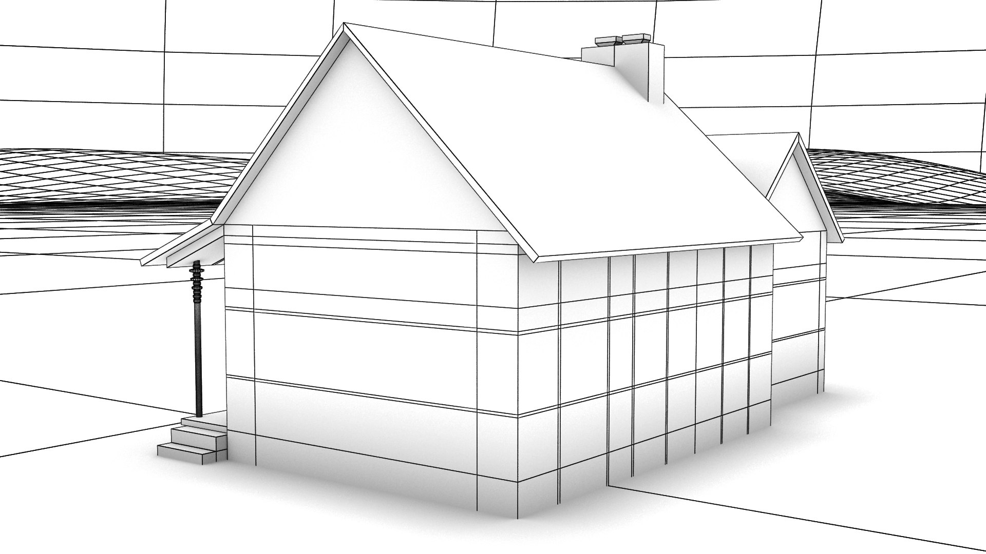 Simple house 3D model - TurboSquid 1624781