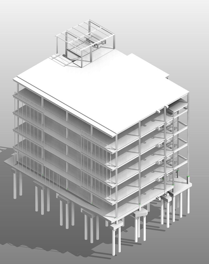Building In Structure 3d Model Turbosquid 2003548