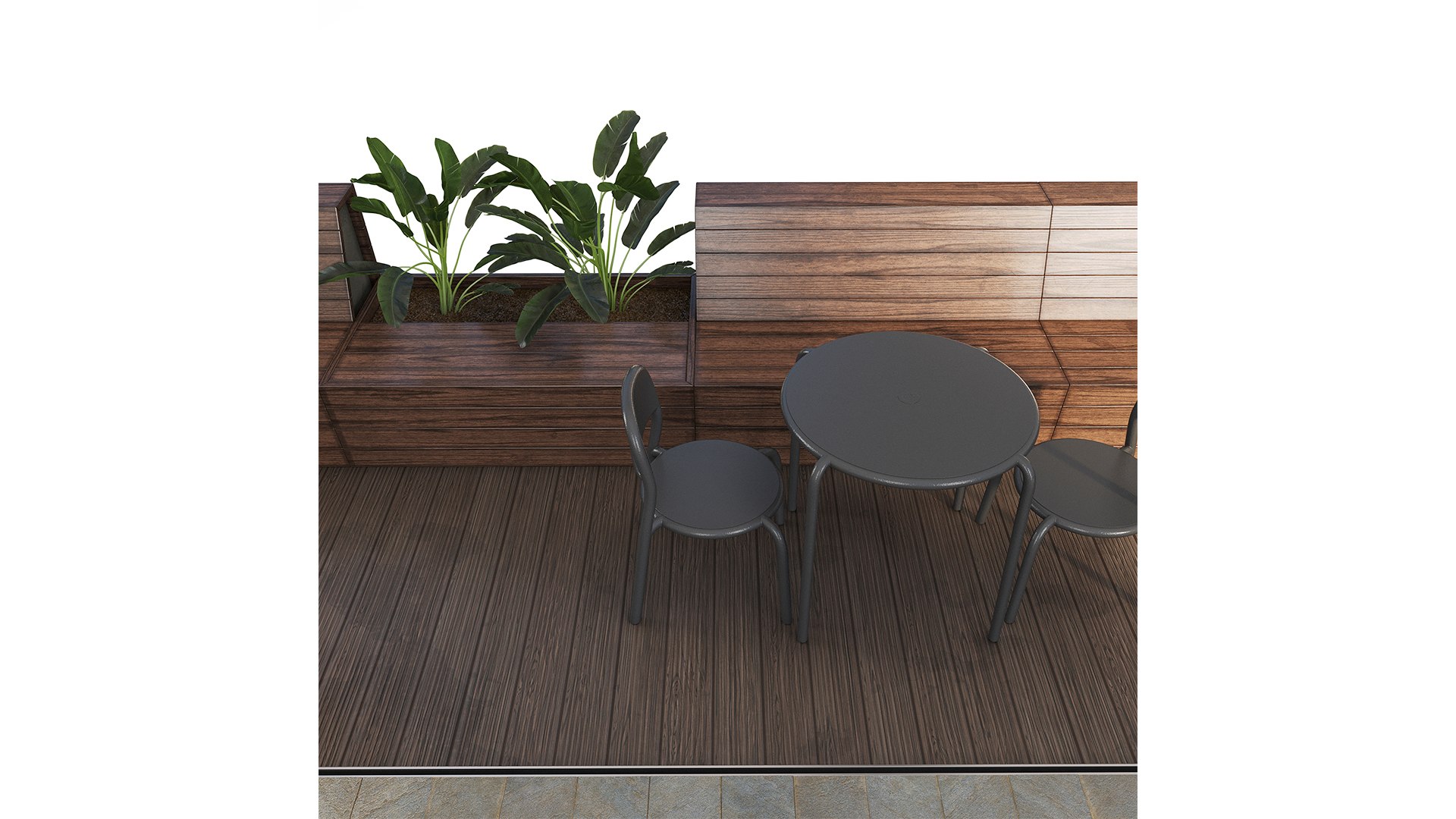Parklet 2 3D Model - TurboSquid 2253322