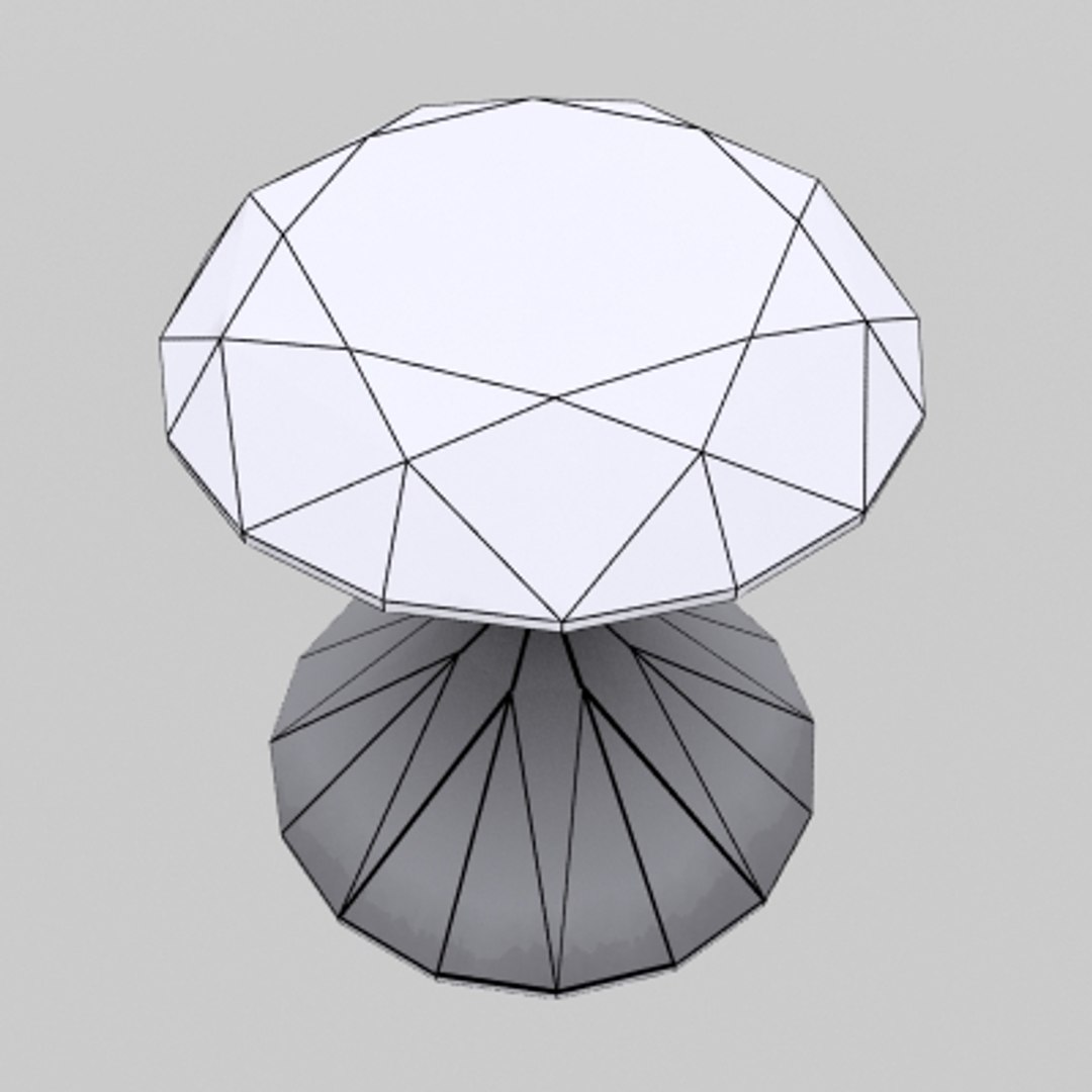 Brilliant Diamond Cut 3d Model