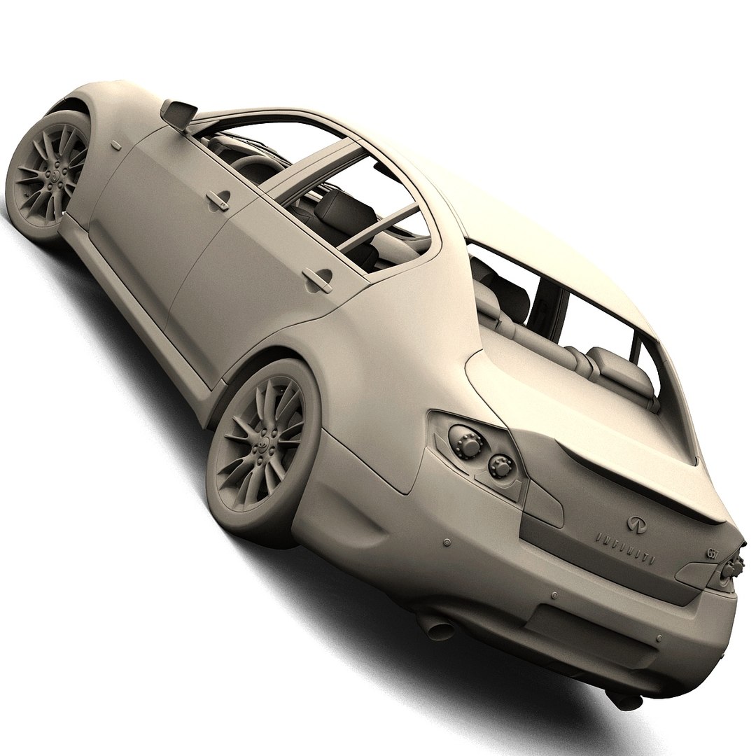 Infiniti G37 Sedan 2009 3d Model