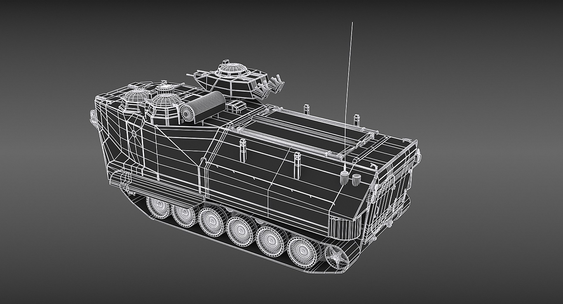 3D Aav-7 Pbr Model - TurboSquid 1149157