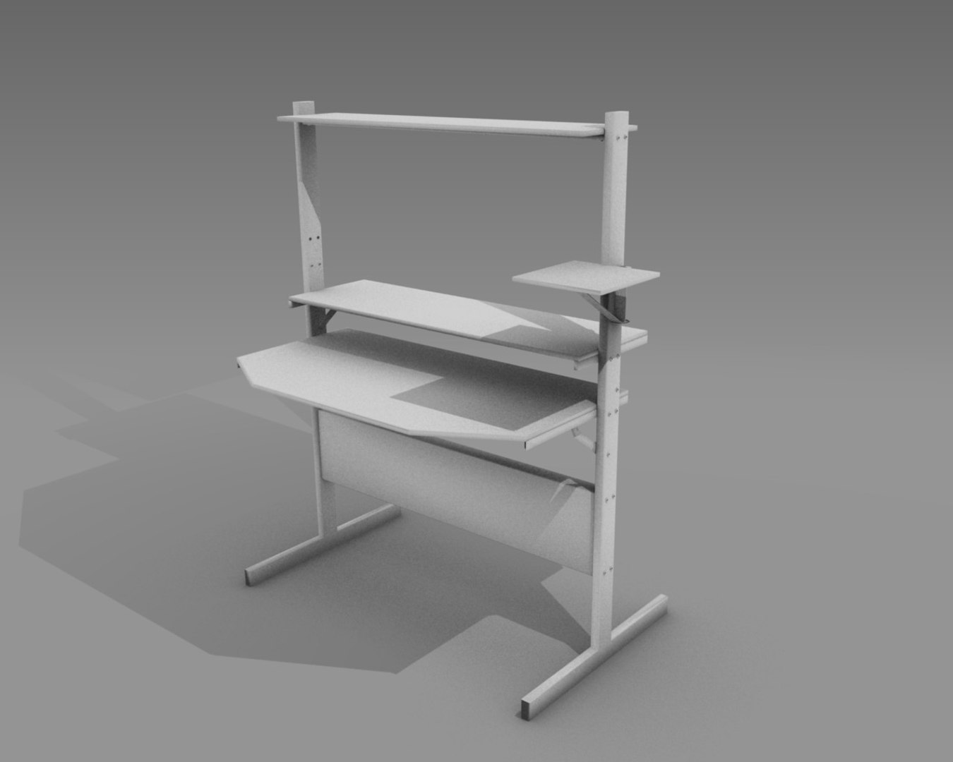 Free Desk 3d Model