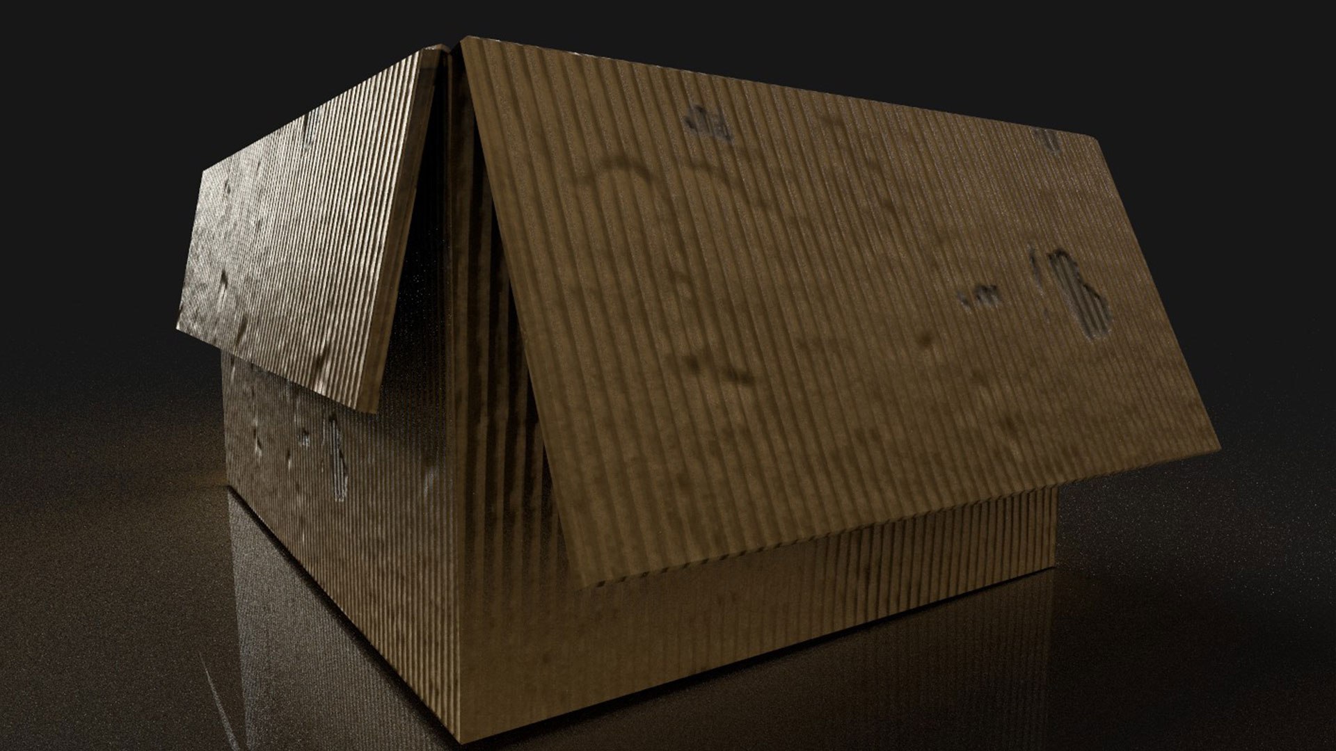 3D Model Cardboard Box - TurboSquid 2136492