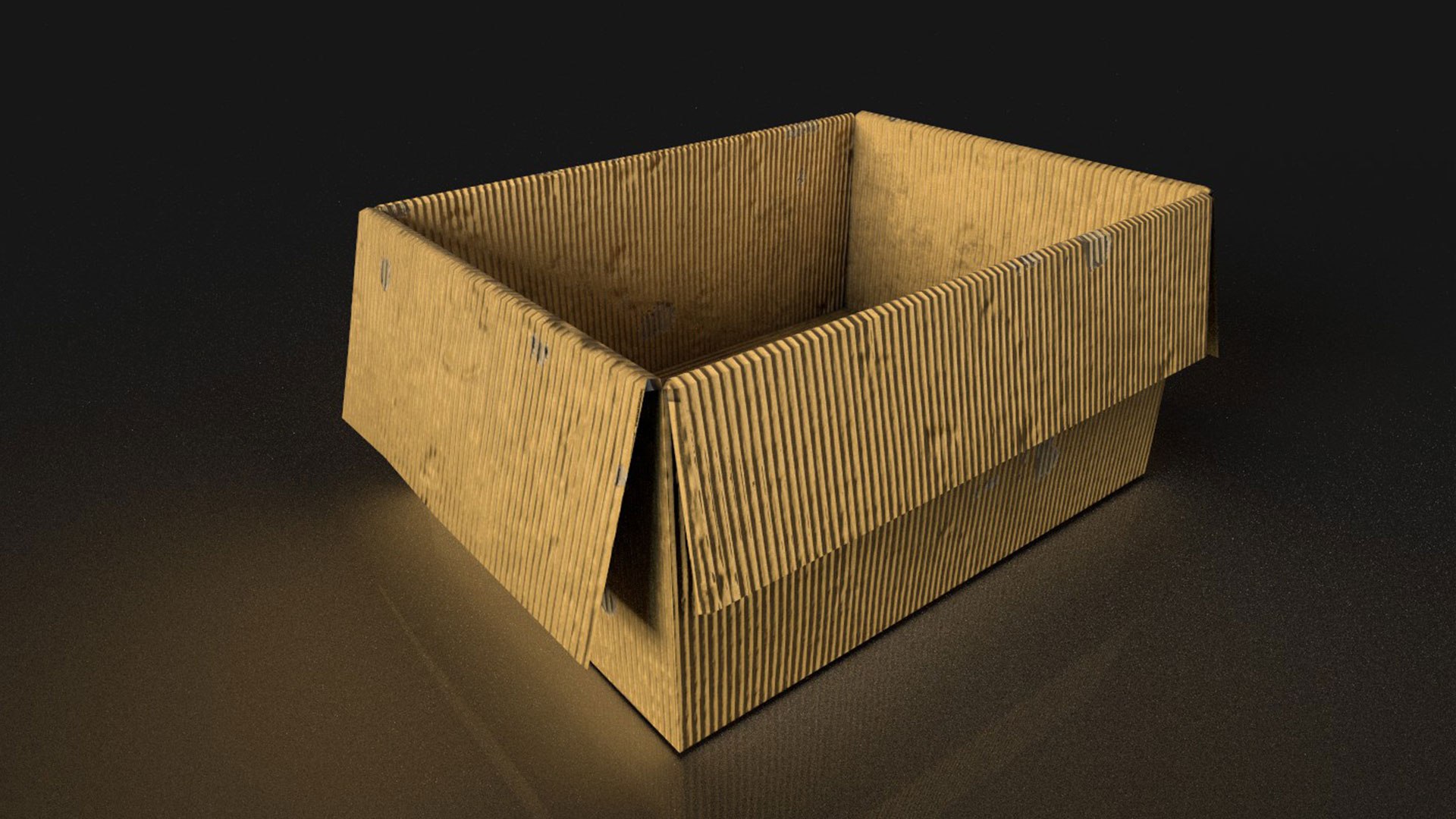3D Model Cardboard Box - TurboSquid 2136492