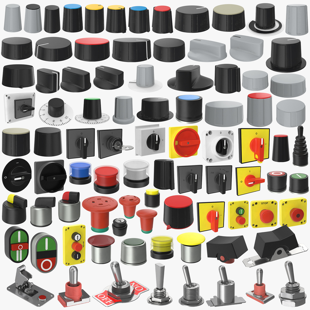 3D - knob 02 button model - TurboSquid 1235196