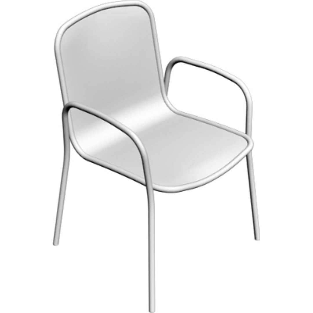 3d Outdoor Chair Model