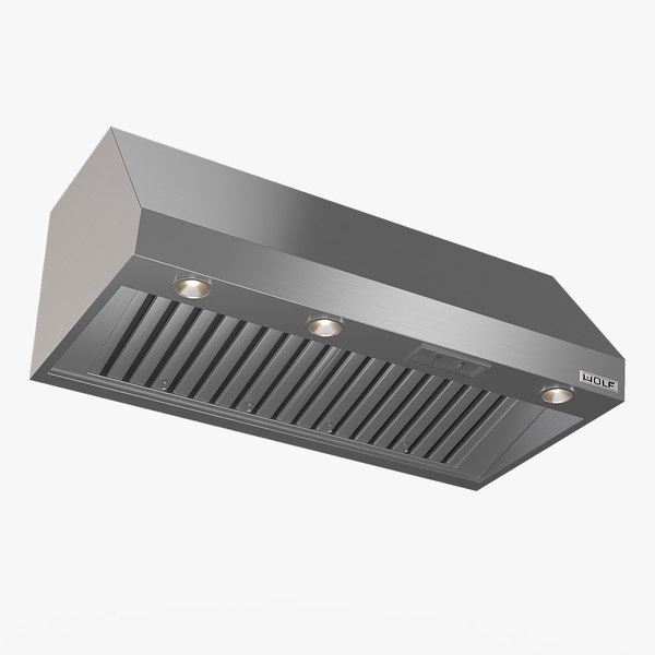 modelo 3d Campana extractora Wolf PW482418 - TurboSquid 2275493