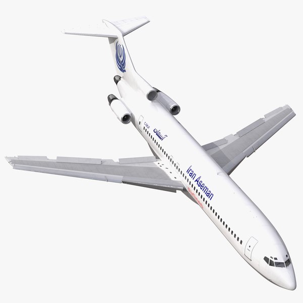 3d boeing 727-200 iran aseman